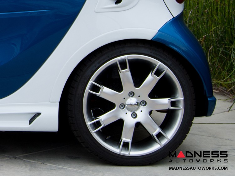 smart fortwo Fender Flare Set - Front & Rear - 453 model - Moon White ...