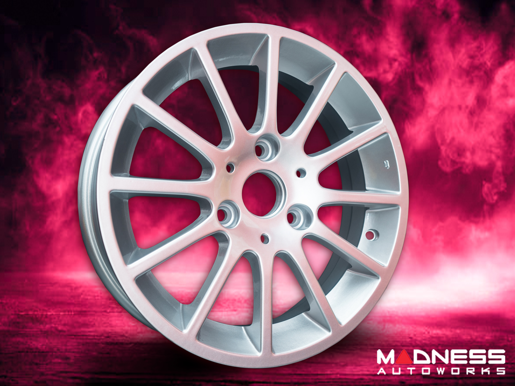 smart fortwo Wheel - 451 model - Rear - 15x5.5" - Design 1 - Replica ...