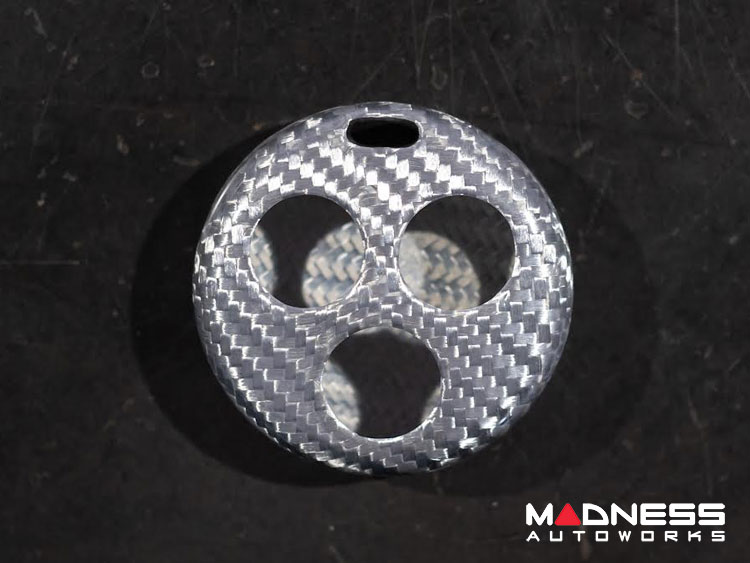 smart fortwo Keyfob Cover - 450 Model - Silver Carbon Fiber, SMART-001.W