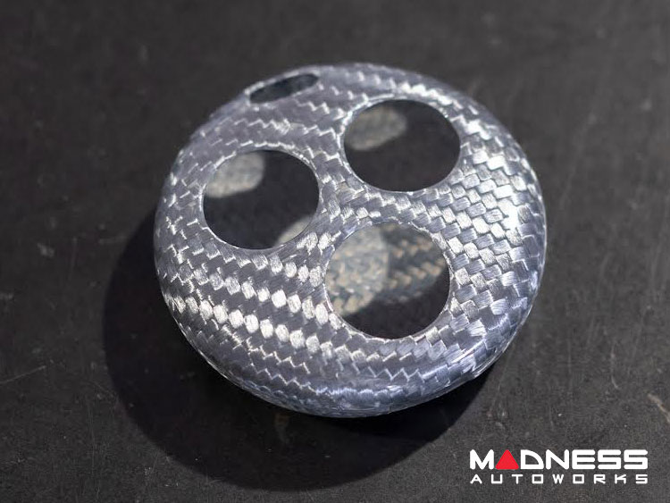 smart fortwo Key Fob Cover - 450 Model - Silver Carbon Fiber, SMART-001.W