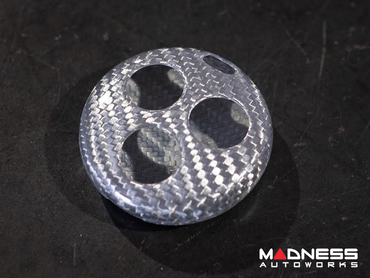 smart fortwo Key Fob Cover - 450 Model - Silver Carbon Fiber, SMART-001.W