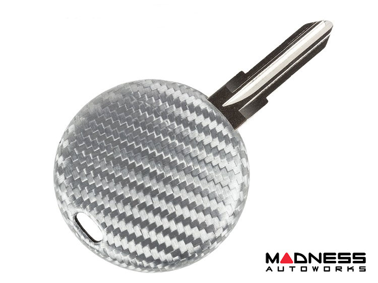 smart fortwo Key Fob Cover - 450 Model - Silver Carbon Fiber, SMART-001.W