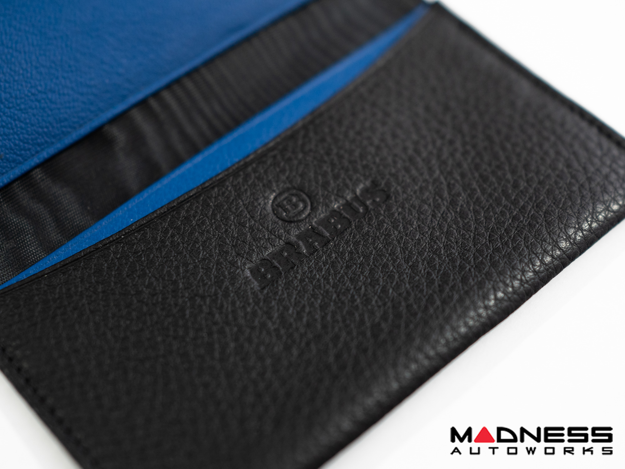 Brabus Leather Wallet - Blue, VC-ETUI-BLAU