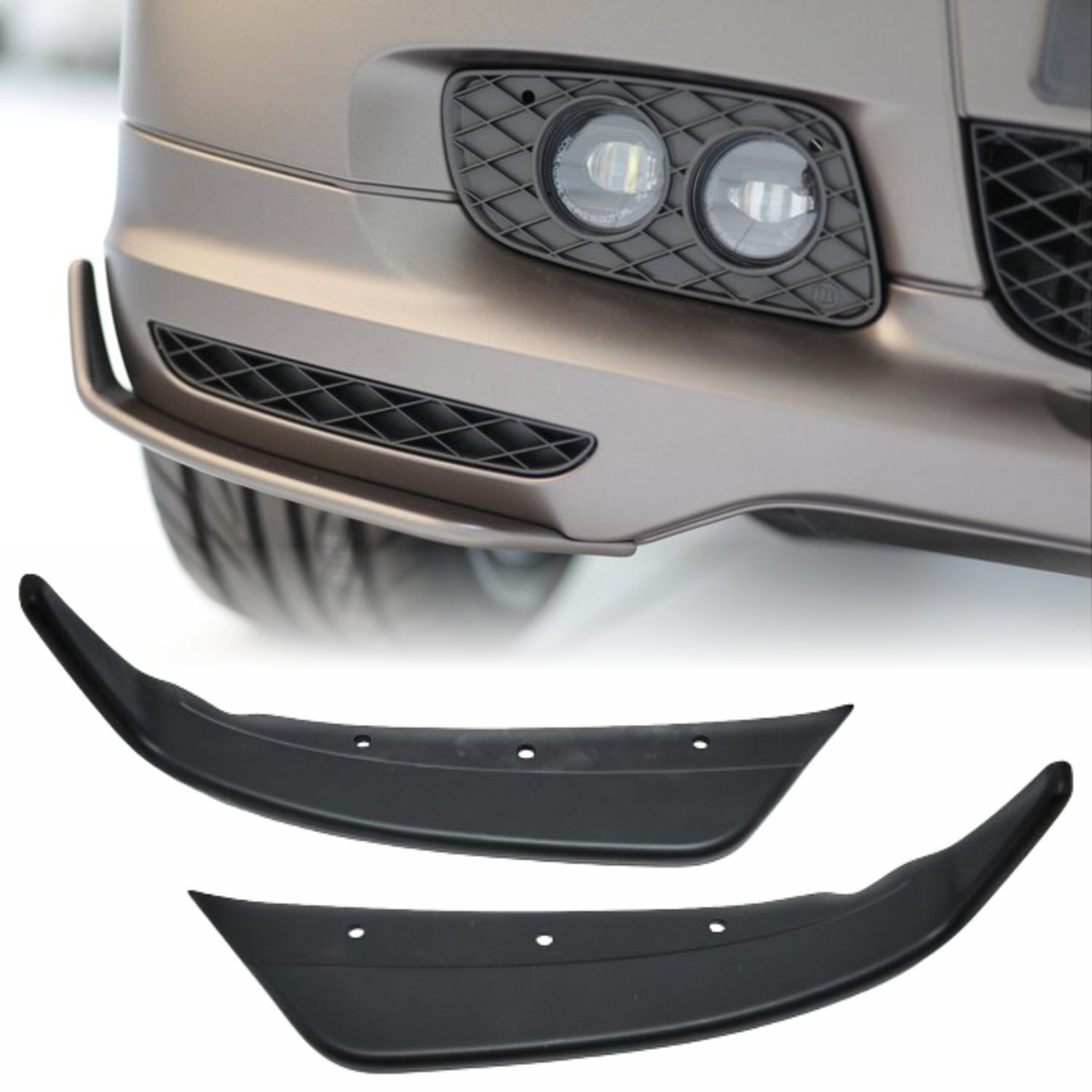 smart fortwo Front Spoiler Canards - set of 2, GO451-BCA