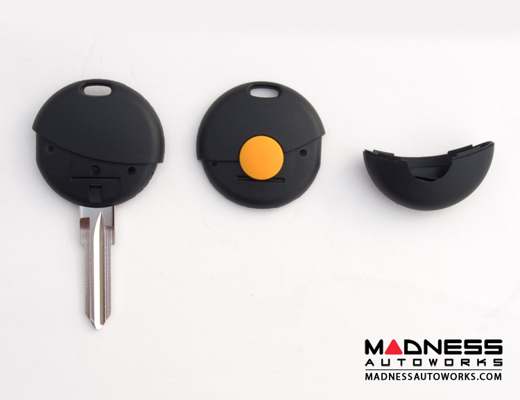 smart fortwo Keyfob Replacement Part - Black Key + Case - 450 Model - 1 ...