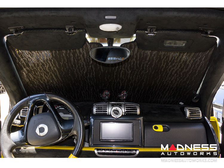 smart fortwo Windshield Sun Shade - 451 model - Custom Auto Shade - w/o ...