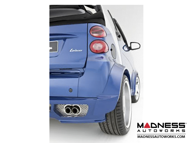 smart fortwo Rear Bumper - 451 model - Lorinser, SM4884511001