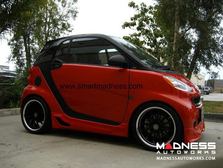 2008 Custom smart car red - Customization